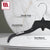 Mainetti 484 17" REUSE Black Plastic, Shirt Top Dress Hangers, with tu ...