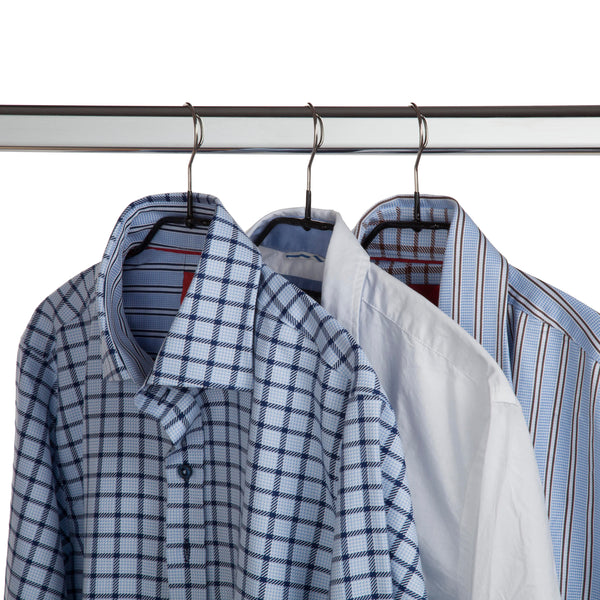 Metal Non-Slip - 16 1/4" Ultra Lite Silhouette Top Hanger - Mainetti USA