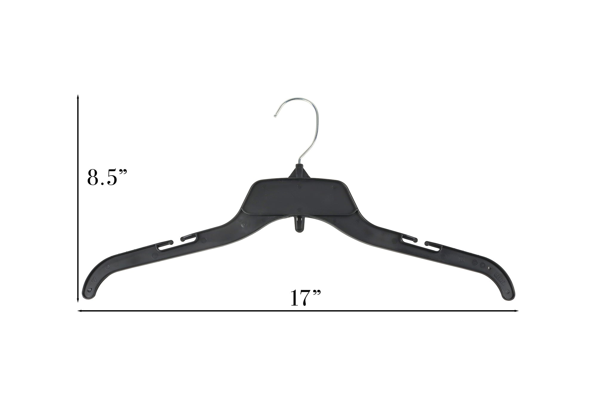 484CG - Plastic 17” Top Hanger - Mainetti USA