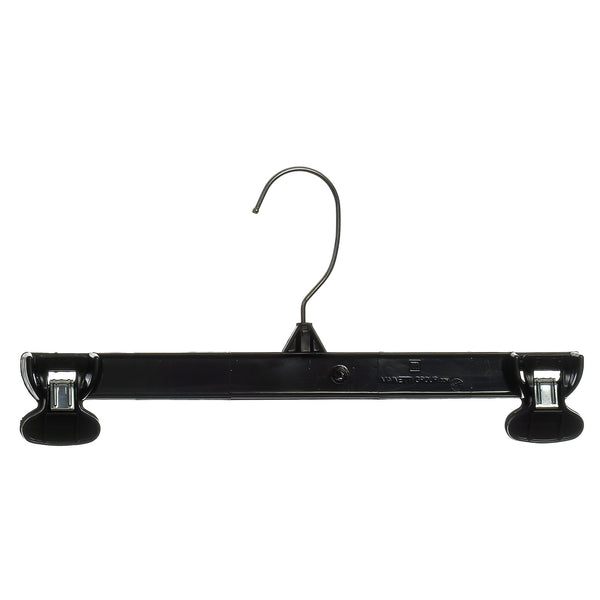 Mainetti 6012, 12" Black Plastic, Pant Skirt Slack Bottom Hangers, wit ...